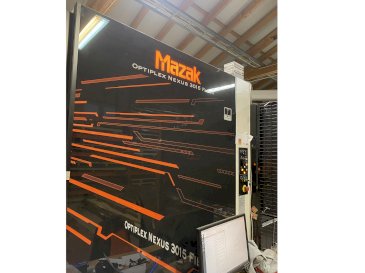 Used Mazak Optiplex Nexus 3015 Fiber Laser Cutting Machine