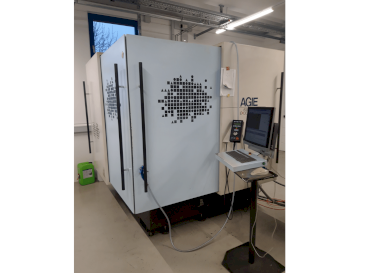 This AGIE Excellence 2F Erosion Machine was built in 2001 in Switzerland